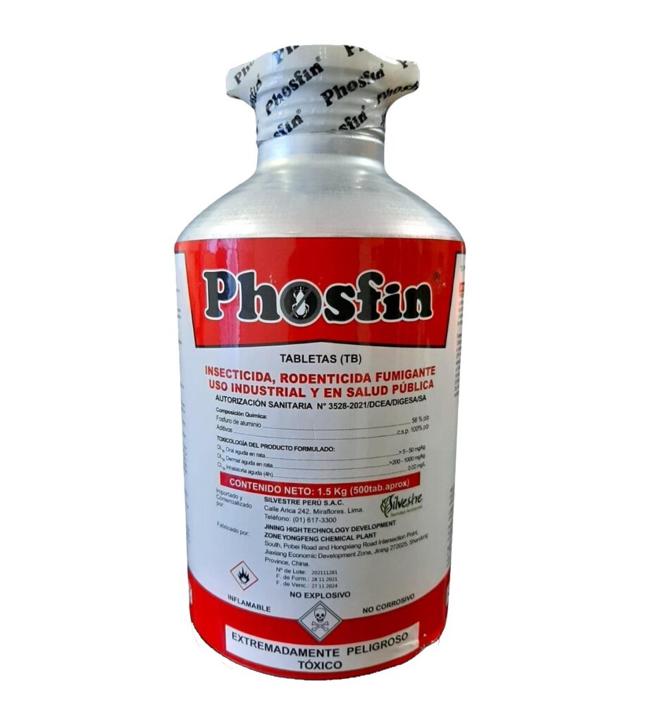 PHOSFIN – INSECTICIDA FUMIGANTE – 500 PASTILLAS – Fumihouse